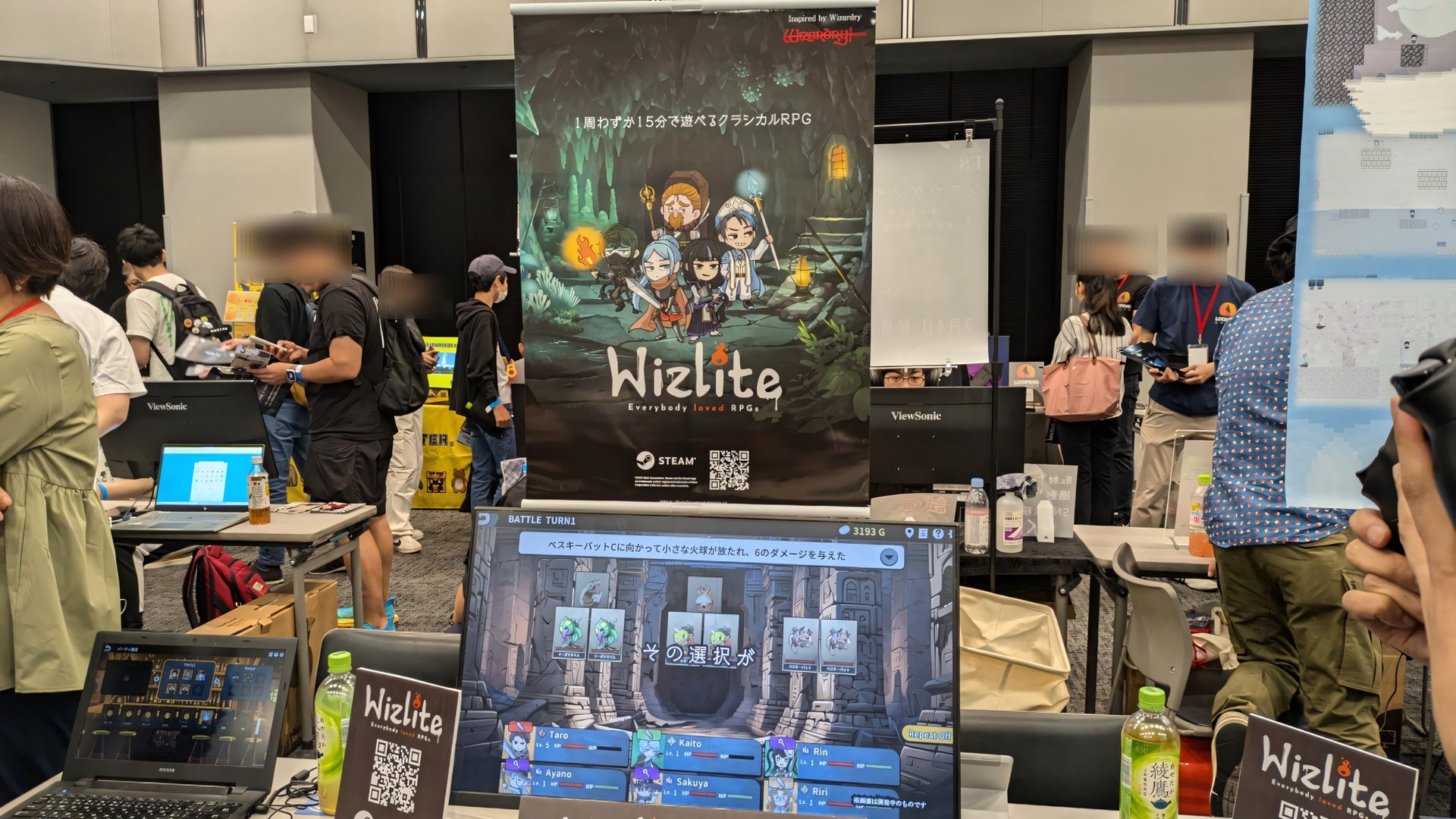 ウィザードリィにインスパイアされた1周わずか15分のRPG『Wizlite: Everybody loved RPGs』ブースレポート【TOKYO SANDBOX 2024】